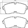 LR139155 LR162045 New Defender L663 Front Brake Pad Set | British Parts